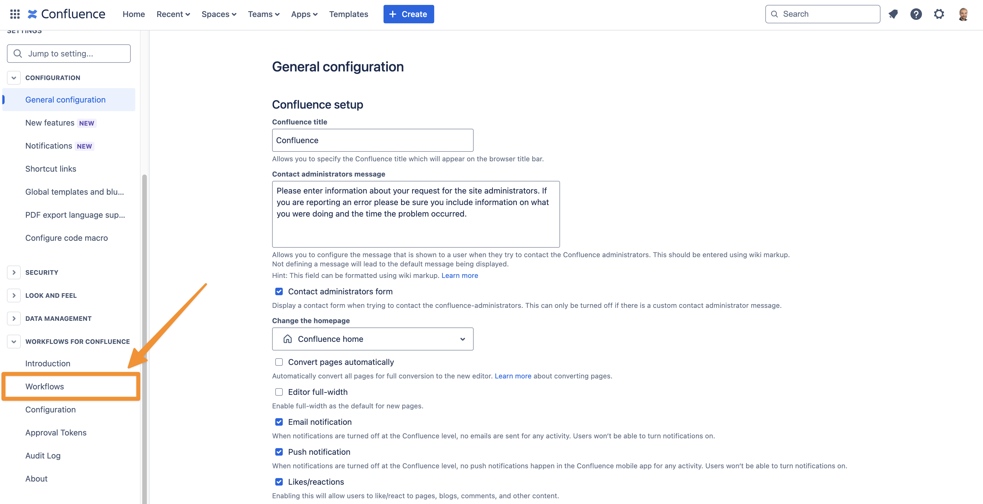 Content review and approval processes in Confluence